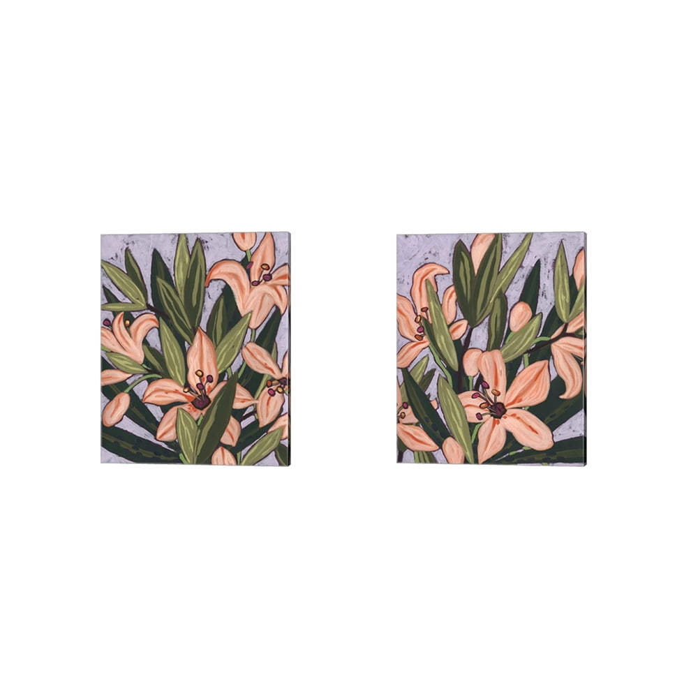 Great Art Now Island Lily by June Erica Vess 2 Piece Canvas Art Set ...