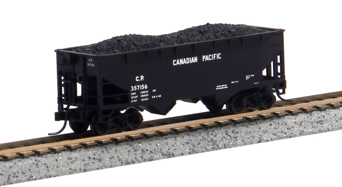 Atlas 50001182 N Scale Canadian Pacific Offset Side 2-Bay Hopper ...