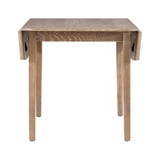 Linon Ervin Wood Square Drop Leaf Table in Washed Gray - Walmart.com