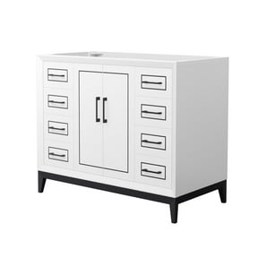 Latoscana OA53OPT3W Oasi 53 Inch Vanity With Left Side Cabinet In White ...