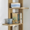 Danya B. Alvar Corner 4-Tier Floating Ledge Column Wall Shelf ...
