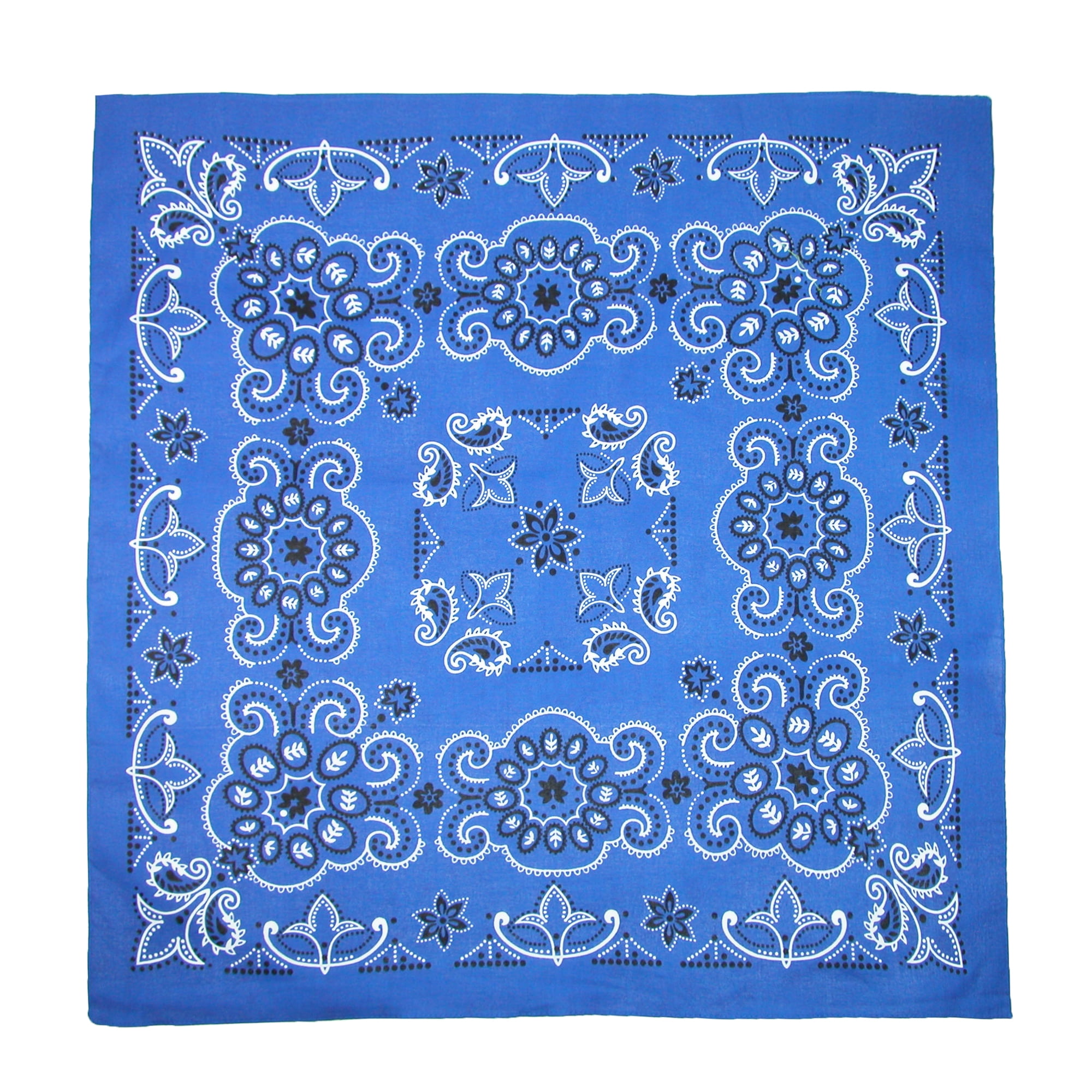 Buy CTM 27 Inch Extra Large Cotton Texas Paisley Bandana Online at ...