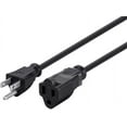 2-16AWG Extension Cord Bundle - 2 & 3 Feet, 13 Amp, 1625 Volt, NEMA 5 ...