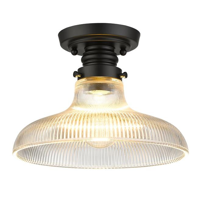 Click here for Golden Lighting 0307-Fm10 Blk-Rog 10 In. Clary Flu... prices
