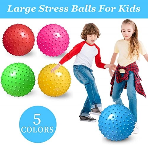 Pelotas hinchables suaves - Bolas sensoriales de 9 pulgadas de juguete y bolas de estrés d Hymaz ...