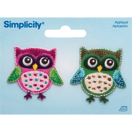 Simplicity Iron-On Appliques 2/Pkg-Owls | Walmart Canada