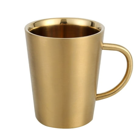 AMERTEER 304 Stainless Steel Water Mug Double Wall Heat Insulation Beer ...
