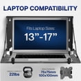 VIVO Wall and VESA Mounted Flip Down 13” to 17” Laptop Holder, Notebook ...