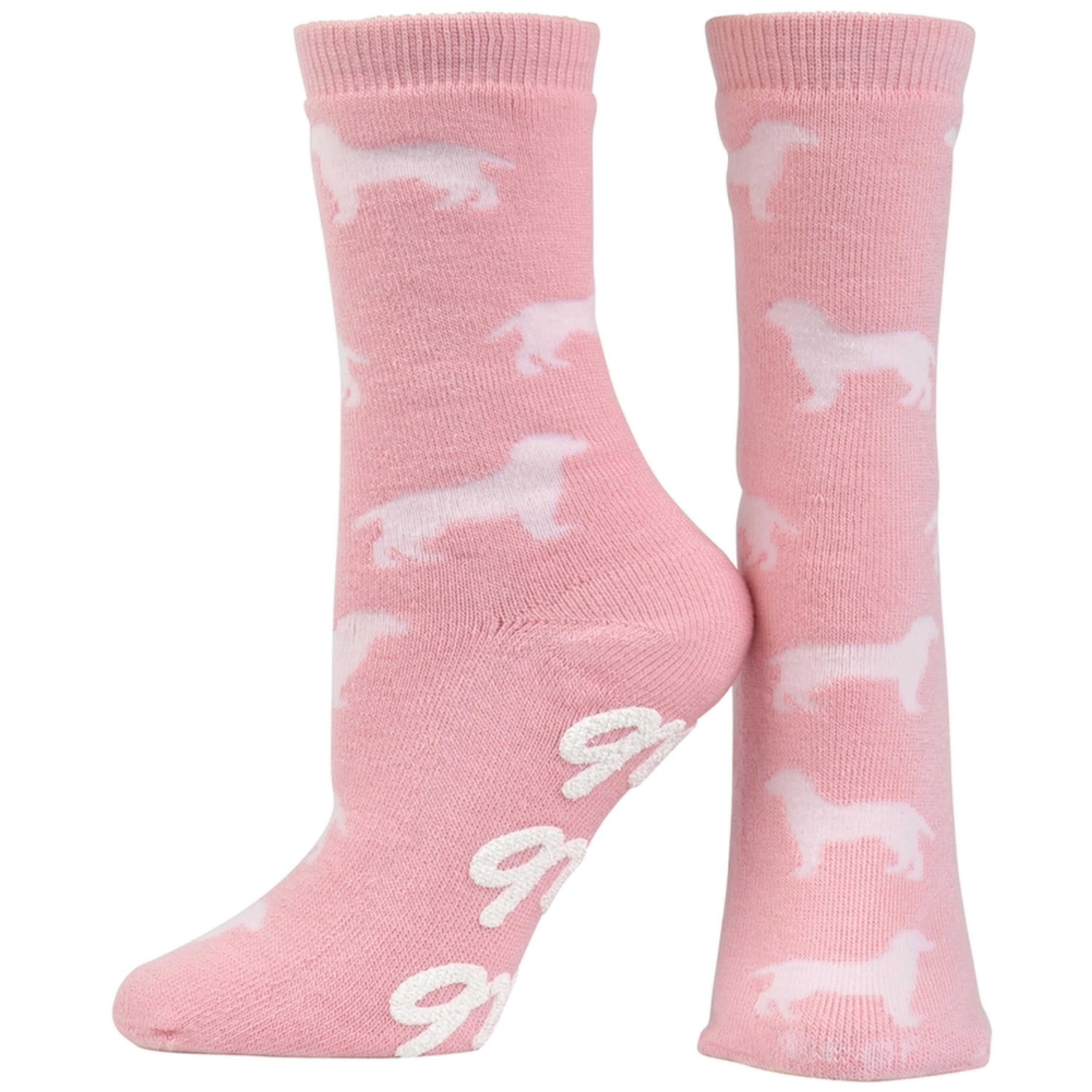 Lab Pink Girls Youth Slipper Socks - Walmart.com