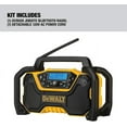 DeWalt Portable 12V/20V MAX Bluetooth Jobsite Radio with USB & Impact ...