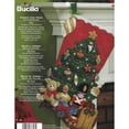 Bucilla Felt Applique Stocking Kit by Plaid, Under the Tree, 18 ...