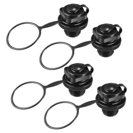 4Pcs Kayak Inflatable Boat One Way Air Valve Inflation Boat Spiral Air ...