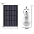 Eastin Monocrystalline Solar LED Bulb Light Portable USB Rechargeable ...