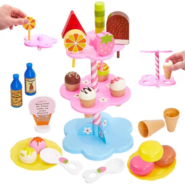 Ice Cream Ice Toy Ice Cream Stand Grocery Store Children's Kitchen ...