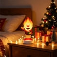 8" Glowing Retro Heat Miser Blow Mold, Compact LED Holiday Cartoon ...