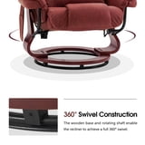 MCombo Swivel Recliners with Ottoman, Reclining TV Chairs with ...