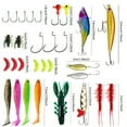Fishing Tackle Advent Calendar, Fishing Countdown 30Pc Fishing Lure ...
