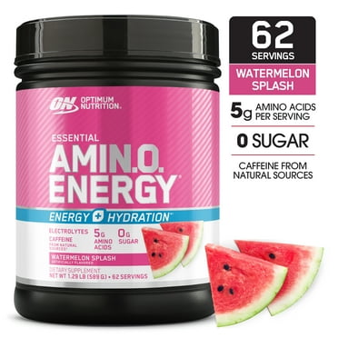 Optimum Nutrition Amino Energy, Essential Amino Acids Powder, Flavored ...