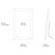 NIX 15 Inch Full HD Digital Photo Frame - Auto Rotate Pictures & Wall ...