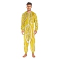 1-Pack Onesie Adult Hooded Pajamas, Soft Fleece Full Zip One Piece ...