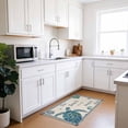 Blue Sea Turtle Door Mat 20x31.5 Inch Beach Happy Place Seashell ...