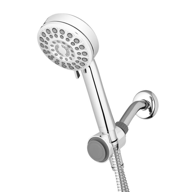 Waterpik DualDock Multi-Height Hand Held Shower Head With PowerPulse ...