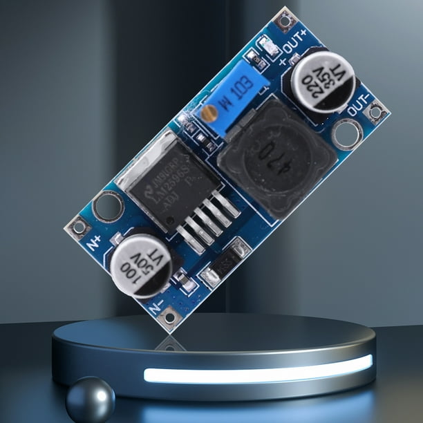 Módulo de suministro LM2596S Convertidor Reductor de potencia DC-DC 3A 3.2V-46V (salida fija ...