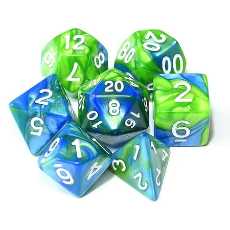 Rpg Board Game, Dnd Dice Set18 Blue Green | Walmart Canada