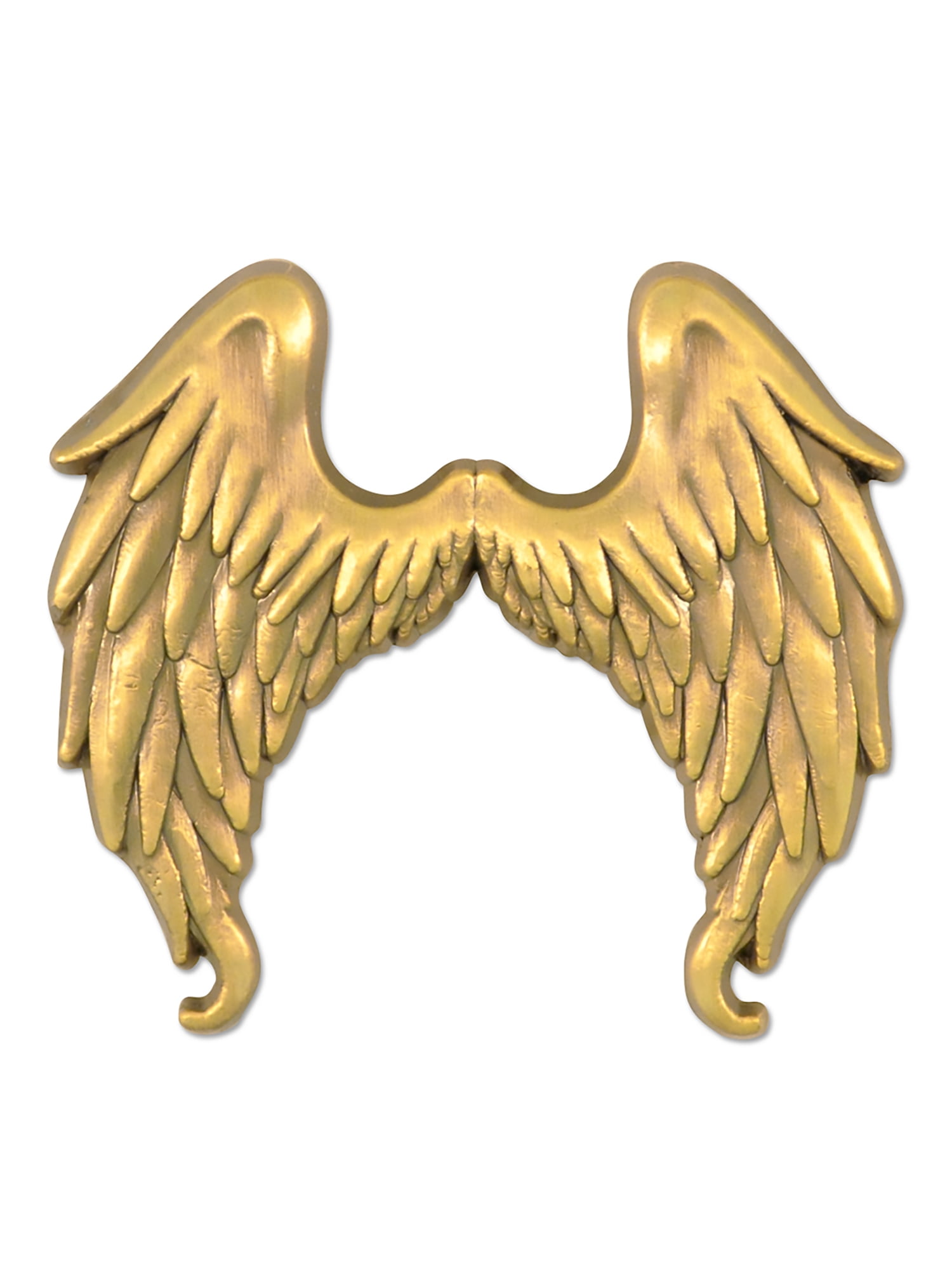 PinMart's Antique Gold Flying Angel Wings Lapel Pin - Walmart.com