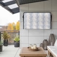 Abstract Blue Outdoor TV Cover 30 to 32 inch Tree Branch Pattern ...