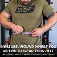 Serious Steel Fitness Leather Powerlifting Gym Squat Belt | 4" Wide ...