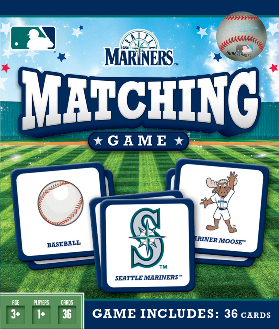 MasterPieces Officially Licensed MLB Seattle Mariners Matching Game for ...