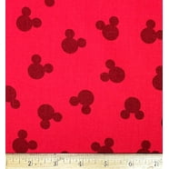 Cotton Mickey Mouse Mickey Tile Disney Cartoon Characters Kids Cotton ...