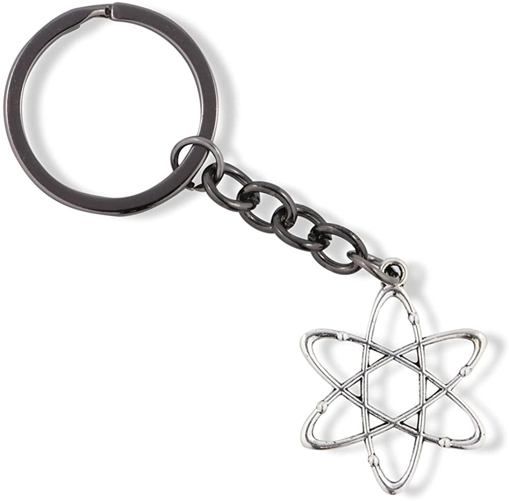 Emerald Park Jewelry Atomic Symbol Charm Keychain - Walmart.com