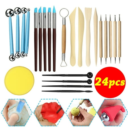 24Pcs Mandala Dotting Tools Rock Painting Kits Dot nail Art Pen Paint ...