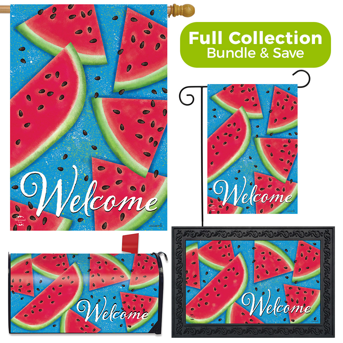 Watermelon Welcome Summer Design Collection Picnic Briarwood Lane ...
