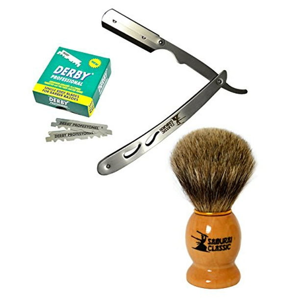 Classic Samurai Men Premium Shaving Set with CS-102 Stainless Steel ... Classic Samurai Men Premium Shaving Set with CS-102 Stainless Steel ...