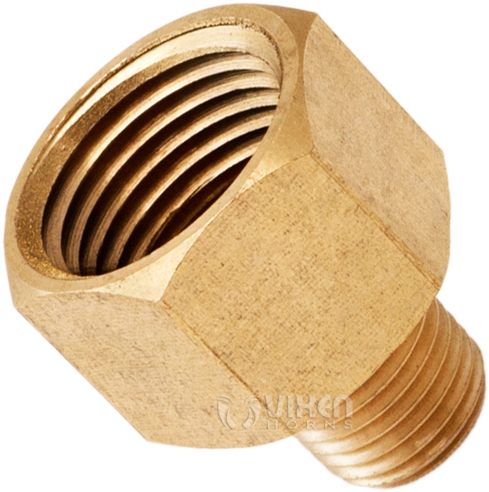 Vixen Horns 1/4" NPT Male to 1/2" NPT Female Brass Thread Expander ...