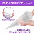 24 Inch Disposable Large Piping Bags,100 PACK Extra Large Thick Pastry ...