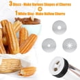 Churro Maker Kit, Stainless Steel Hollow Churro Machine, Churro Maker ...