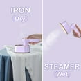 Travel Steamer Iron for Clothes - Portable Ironing Machine Small Size ...