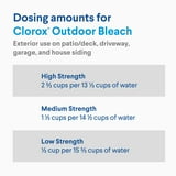Clorox Concentrated Outdoor Bleach Cleaner, 121 oz - Powerful Cleanup ...