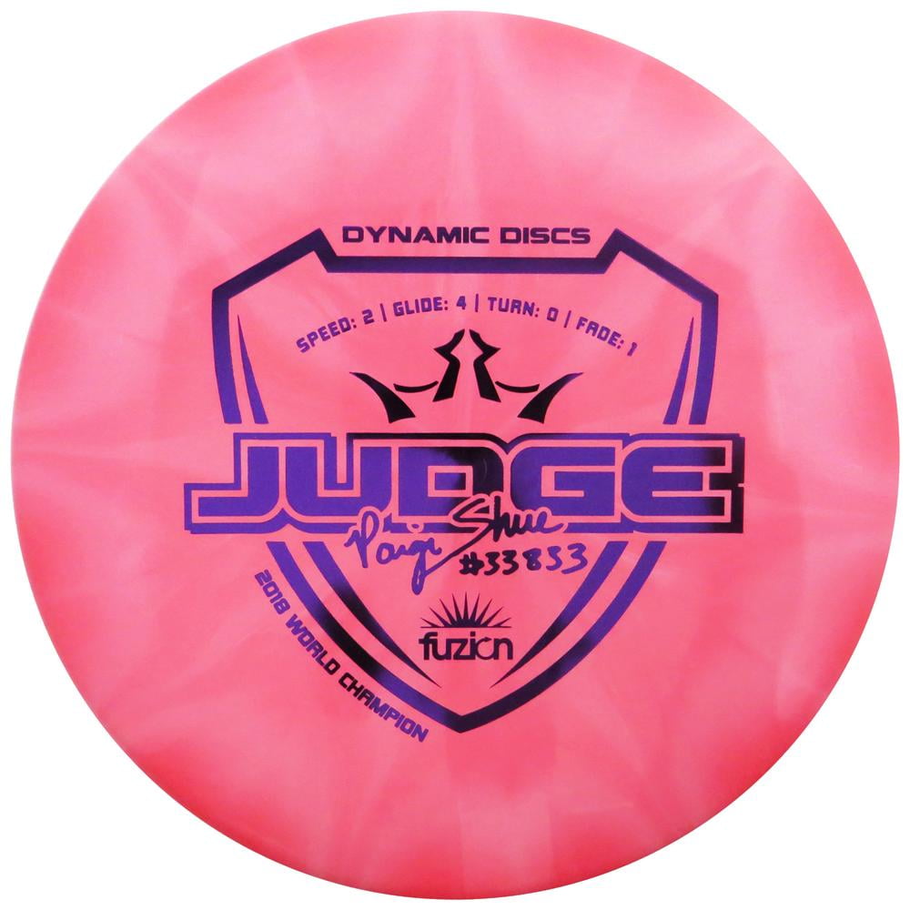 Dynamic Discs Limited Edition Paige Shue Signature Fuzion Burst Judge ...