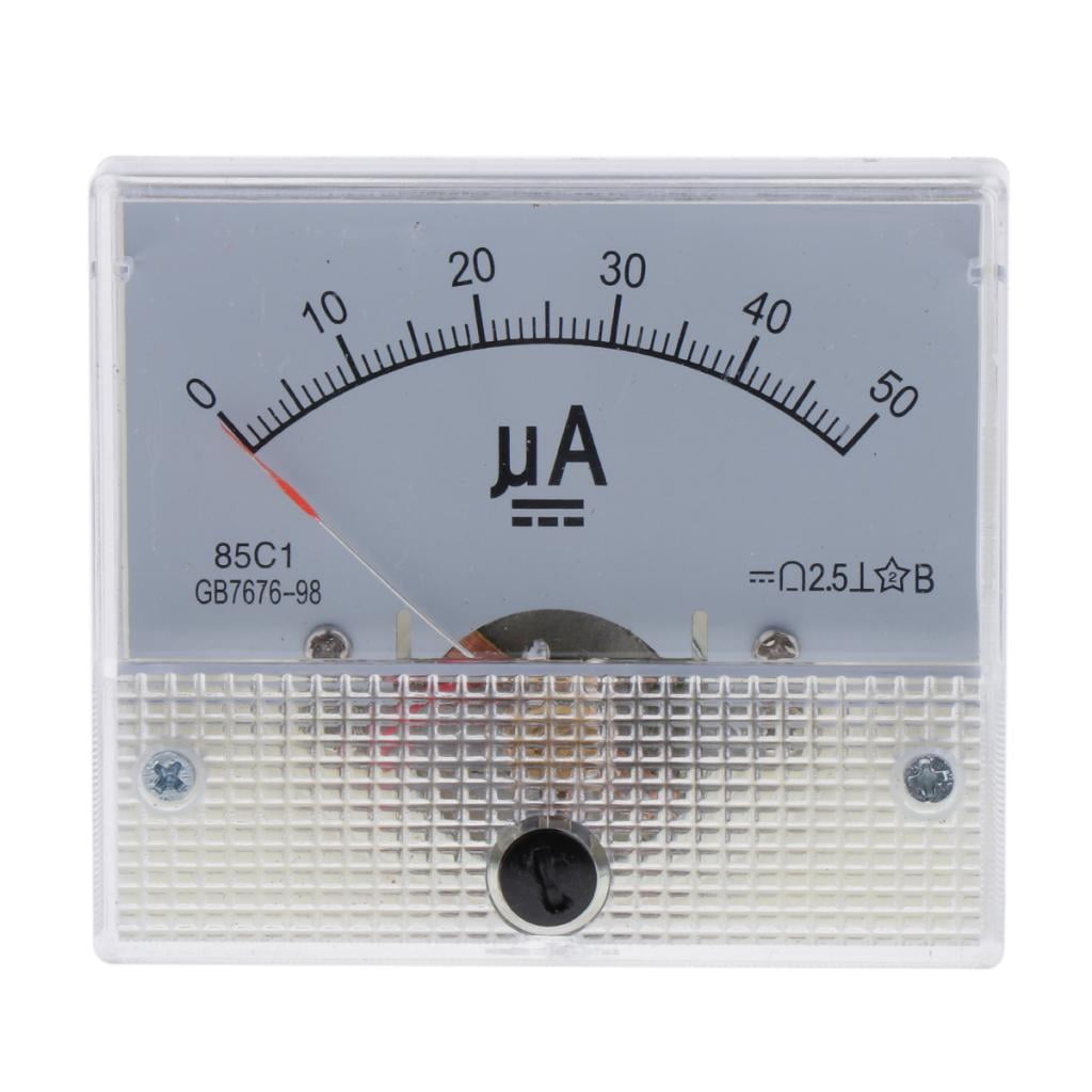 DC Ammeter Analog Ampere Meter Panel Current Meter Current Gauge ...