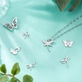 40Pcs 20 Style 304 Stainless Steel Pendants Butterfly Dragonfly ...