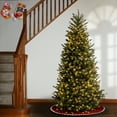 National Tree Company 7 ft. Natural Fraser Slim Fir Tree with Clear ...