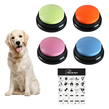 Pet Toy Of Voice Recording Button Recordable Talking Buttons Set For ...