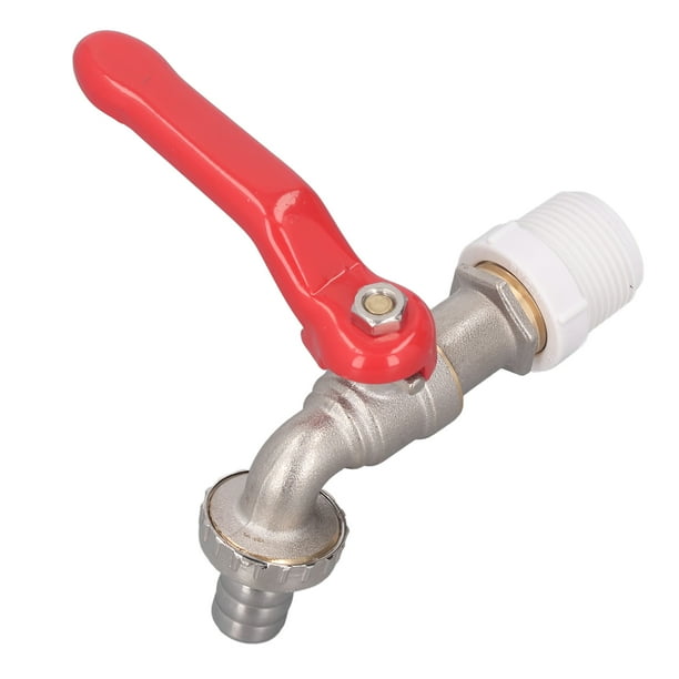 Quarter Turn Ball Valve, Silver Plating Easy Controlling 15mm Drainage ...