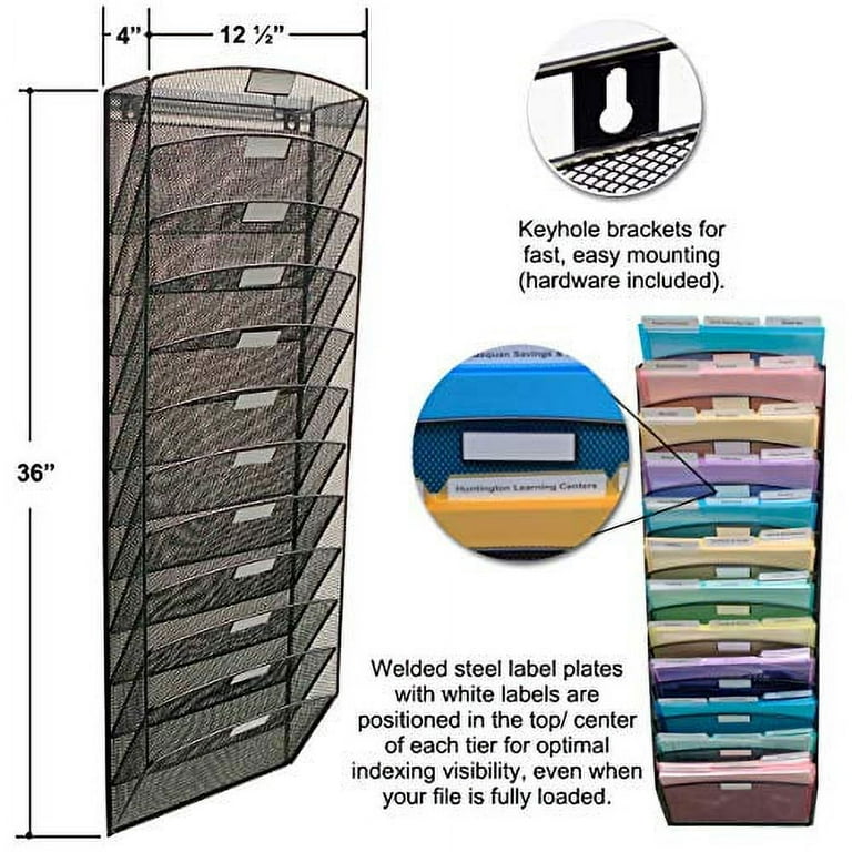 Vertical Wall File Organizer