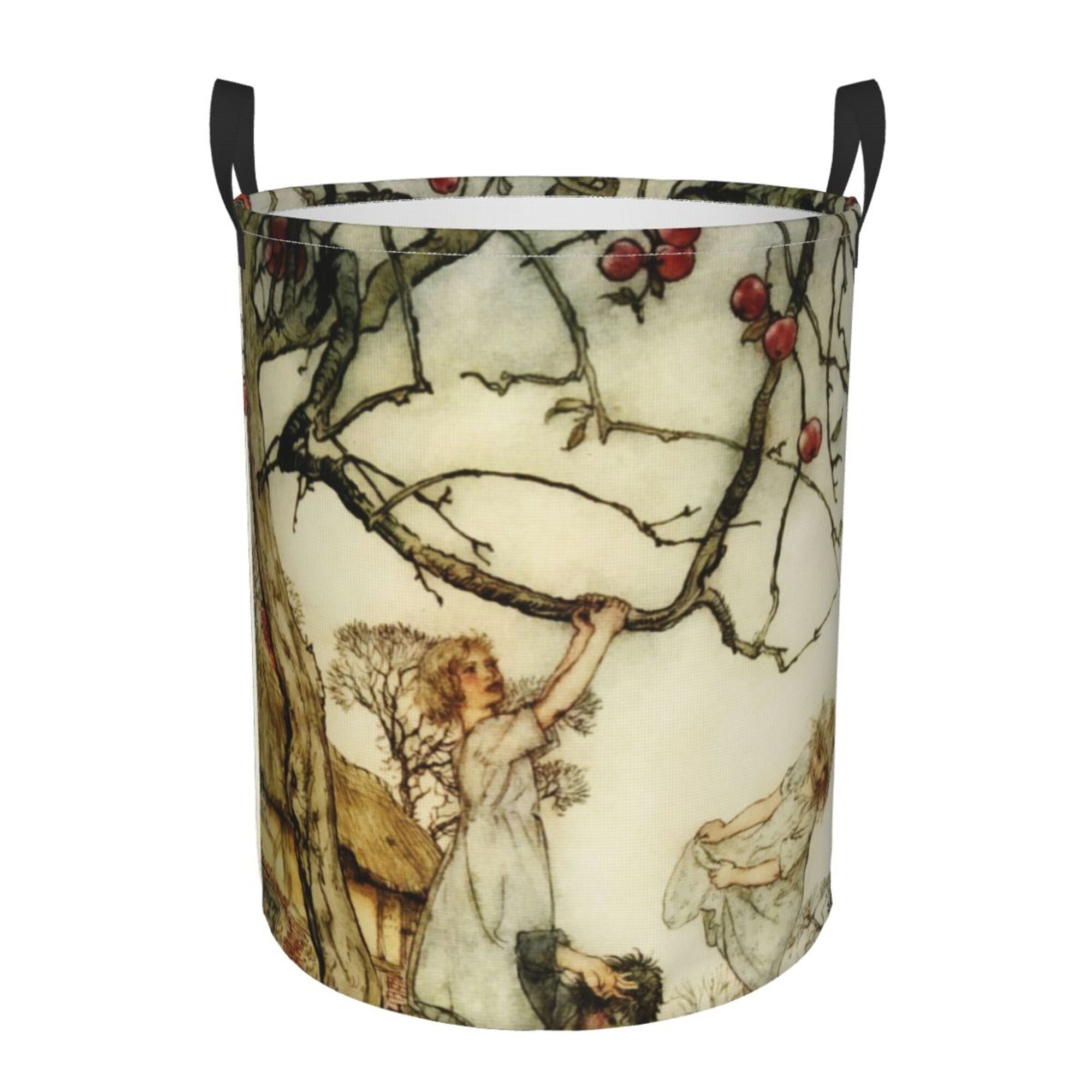 ZICANCN Vintage Victorian Story Laundry Basket Organizer, Dirty Clothes ...